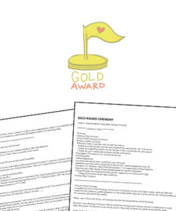 🏆 Gold Award Ceremony - (FREE PRINTABLE GUIDE)