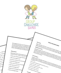🎮 Group Challenge Games - (FREE PRINTABLE ACTIVITY)