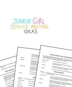 👧 Junior Girl Scout Meeting Ideas - (TIPS AND GUIDELINES)