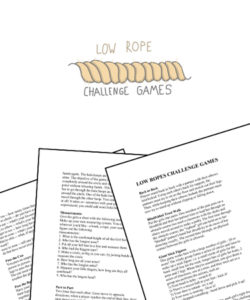 🎮 Low Ropes Challenge Games - (FREE PRINTABLE ACTIVITY)