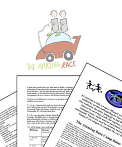 🎮 The Amazing Race Activity Game - (FREE PRINTABLE ACTIVITY)