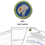 🎨 Art Merit Badge (WORKSHEET & REQUIREMENTS)