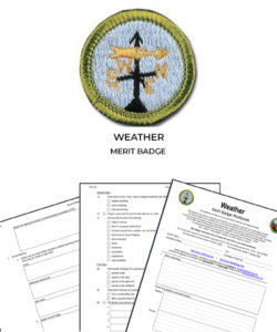 📛 Weather Merit Badge (WORKSHEET & REQUIREMENTS)