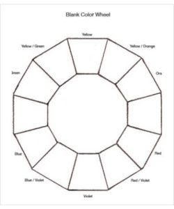 🎡 Color Wheel Template PDF - Free Download (PRINTABLE)