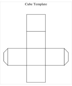 Cube Template PDF - Free Download (PRINTABLE)
