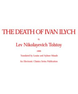 Death Of Ivan Ilyich PDF - By Leo Tolstoy (FREE DOWNLOAD)