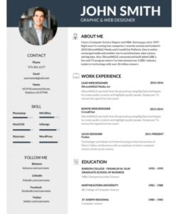 Editable Resume Template PDF - Free Download (PRINTABLE)
