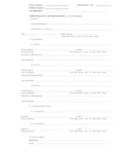 Fill In Resume Template PDF - Free Download (PRINTABLE)