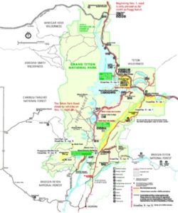 🏞 Grand Teton National Park Map PDF - Free Download (PRINTABLE)