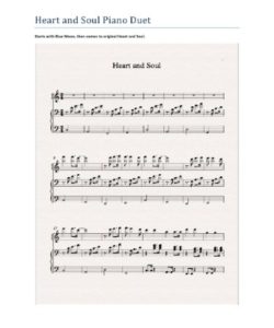 Heart And Soul Sheet Music PDF - Free Download (PRINTABLE)