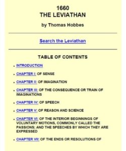 Hobbes Leviathan PDF - By Thomas Hobbes (FREE DOWNLOAD)