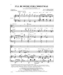 🎄 I'll Be Home For Christmas Sheet Music PDF - Free Download (PRINTABLE)