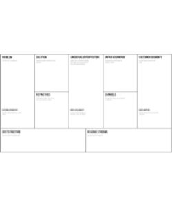 Lean Canvas Template PDF - Free Download (PRINTABLE)