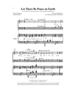 ☮ Let There Be Peace On Earth Sheet Music PDF - (PRINTABLE)