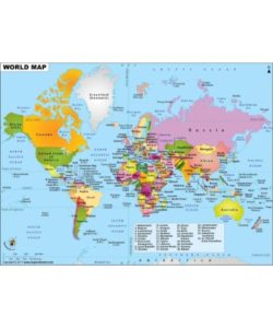 🗺 Map Of The World PDF - Free Download (PRINTABLE)