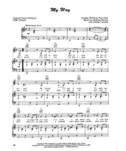 🎸 My Way Sheet Music PDF - Free Download (PRINTABLE)