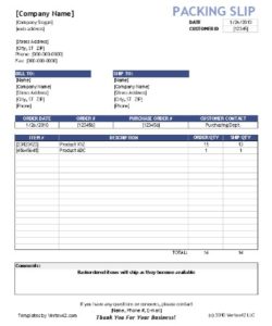 Packing List Template PDF - Free Download (PRINTABLE)