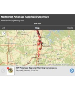 🗺 Razorback Greenway Map PDF - Free Download (PRINTABLE)