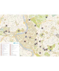 🇮🇹 🇮🇹 Rome Tourist Map PDF - Free Download (PRINTABLE)