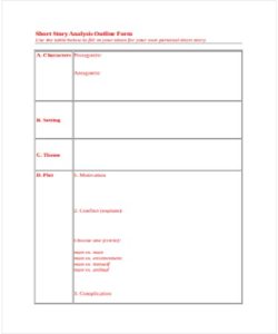 📖 Short Story Template PDF - Free Download (PRINTABLE)