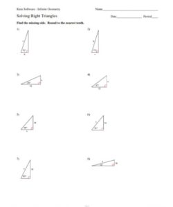 👉 Solving Right Triangles Worksheet PDF - Free Download (PRINTABLE)
