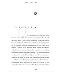 🔥 To Build a Fire PDF - By Jack London (FREE DOWNLOAD)