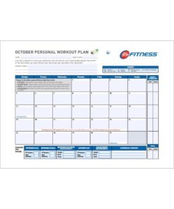📦 Workout Plan Template PDF - Free Download (PRINTABLE)